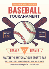 Baseball Tournament Flyer Template | PosterMyWall