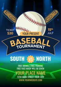 Baseball Tournament Flyer Template | PosterMyWall