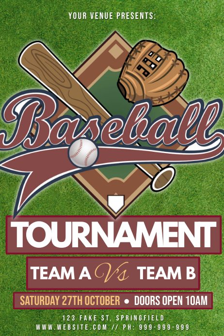 Copy of Baseball Tournament Poster | PosterMyWall