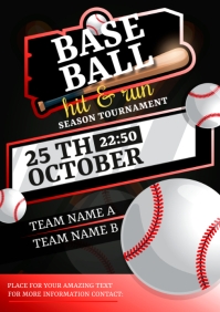 BASEBALL TOURNAMENT TEMPLATE | PosterMyWall