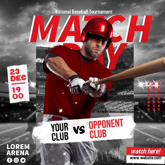 Copy of Baseball Tournaments Template | PosterMyWall