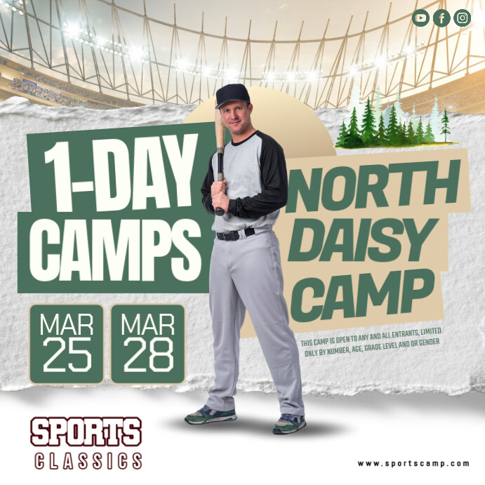 Copy of Baseball Training Camp | PosterMyWall