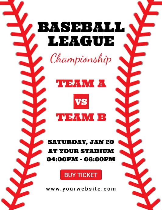 baseball5 Template | PosterMyWall