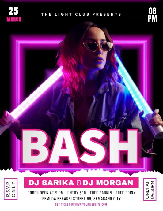 Bash Night Party Video Ads Template | PosterMyWall