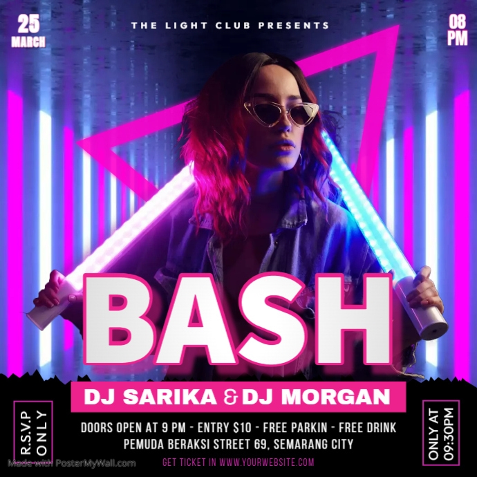 Bash Party Event Template | PosterMyWall