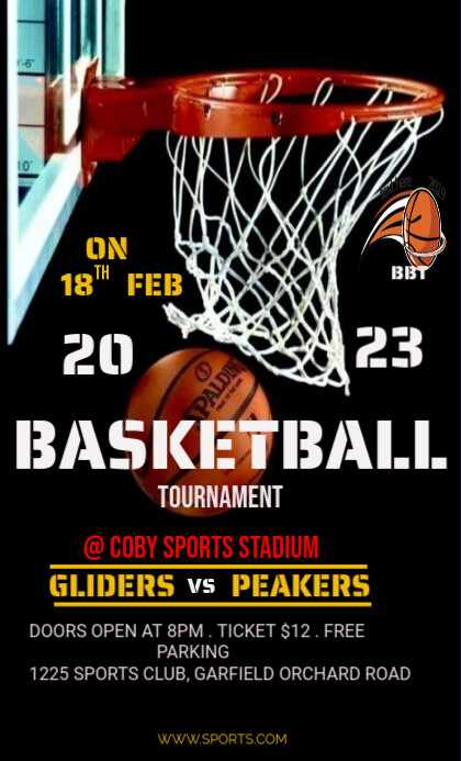 Plantilla de basketball (1) | PosterMyWall