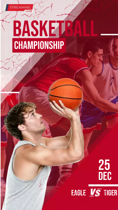 BASKETBALL BEST CHAMPIONSHIP INSTAGRAM STORY Template | PosterMyWall