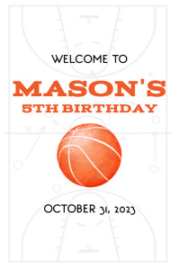 Basketball Birthday Template | PosterMyWall