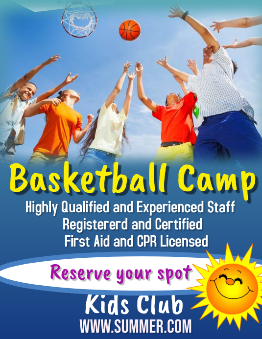 Copy of BASKETBALL CAMP BASKETBALL | PosterMyWall