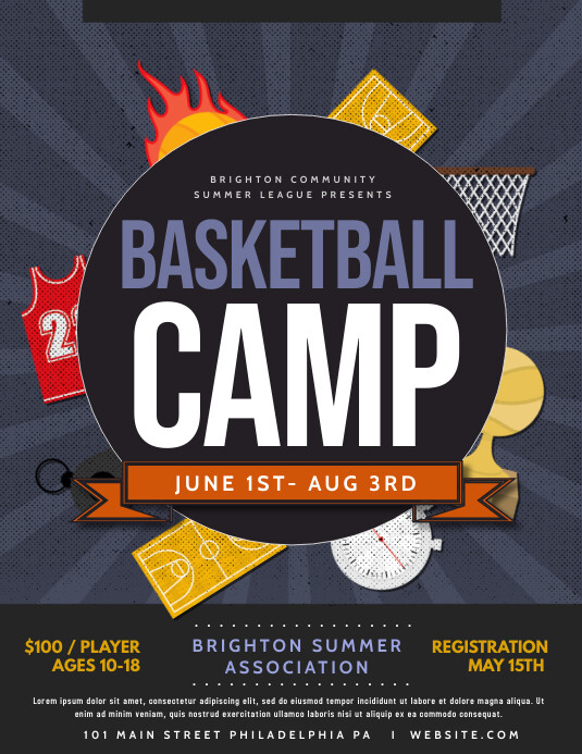 Basketball Camp Template | PosterMyWall