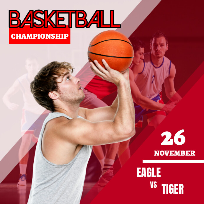 Basketball Championship Template | PosterMyWall