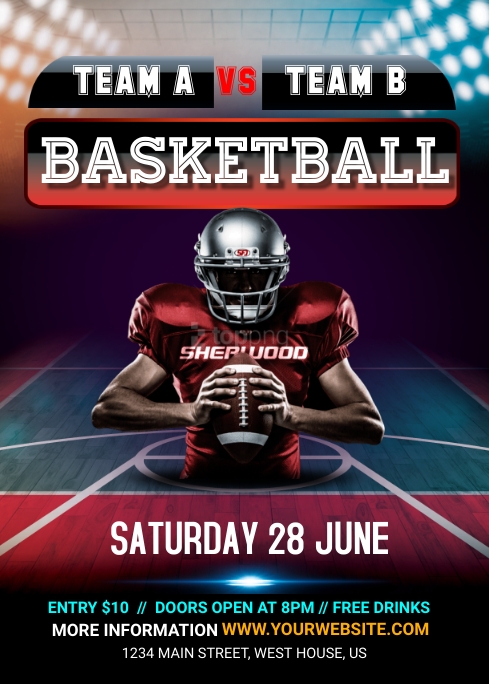 basketball competition Template | PosterMyWall
