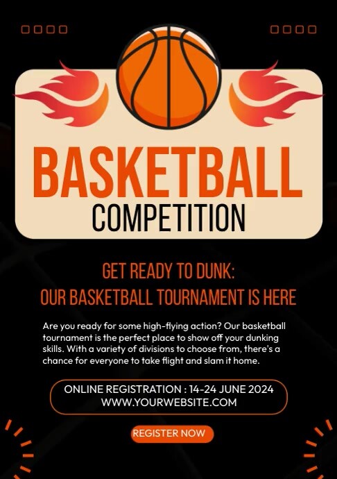 Basketball Competition Template | PosterMyWall