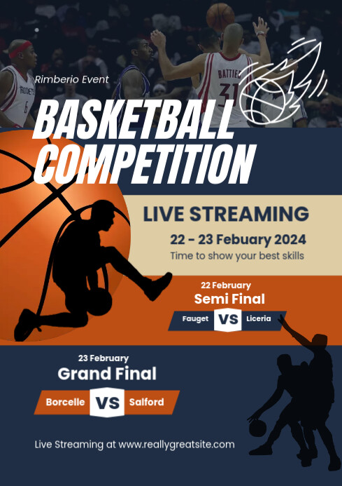 basketball competition template | PosterMyWall