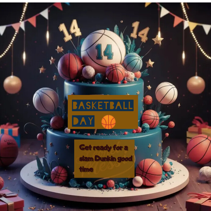 Basketball day Template | PosterMyWall