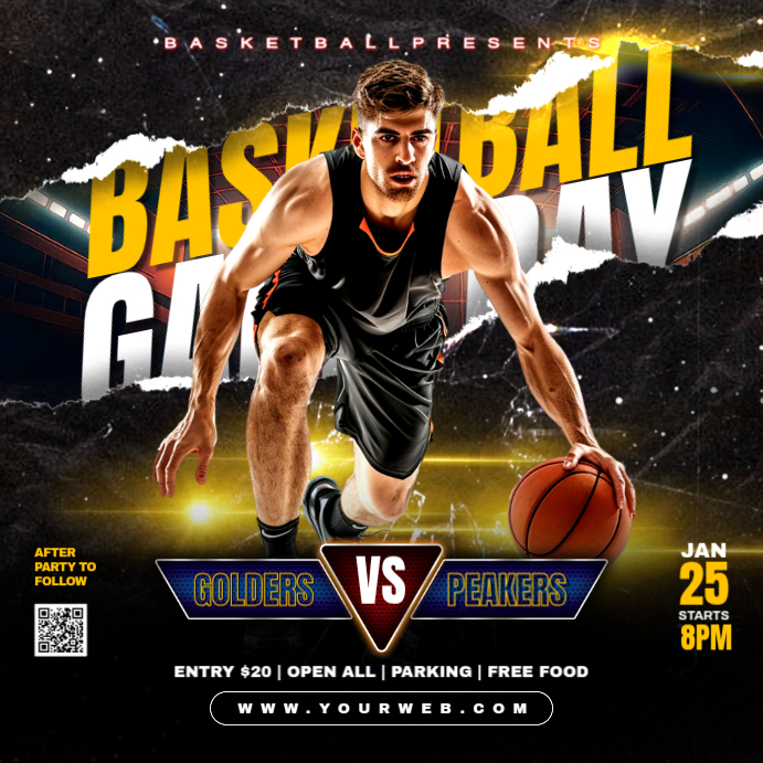 basketball Template | PosterMyWall