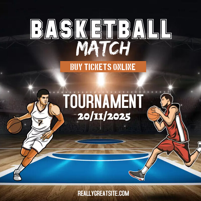 BASKETBALL Template | PosterMyWall