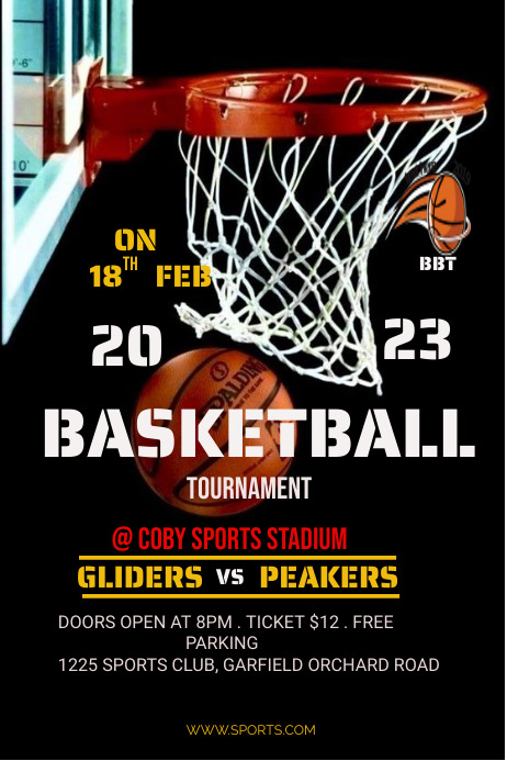 basketball Template | PosterMyWall