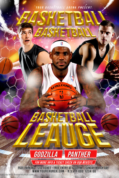 BASKETBALL Template | PosterMyWall