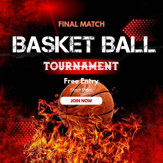 basketball Template | PosterMyWall