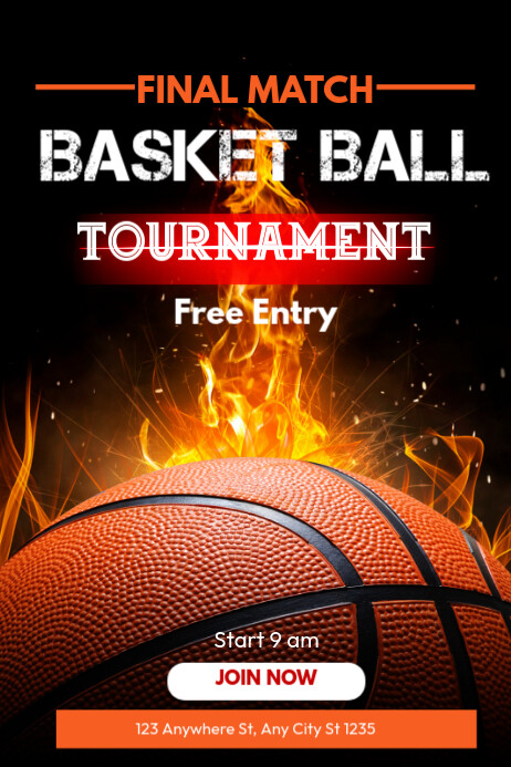 Copy of basketball | PosterMyWall