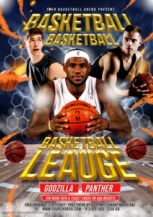 BASKETBALL Template | PosterMyWall