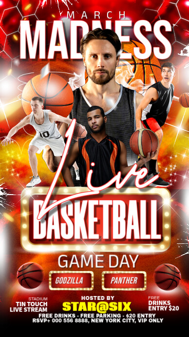 BASKETBALL Template | PosterMyWall