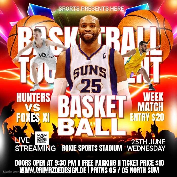 BASKETBALL Template | PosterMyWall