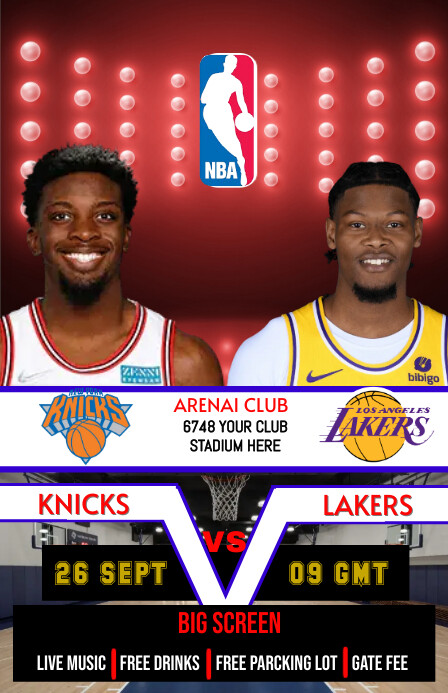 basketball Template | PosterMyWall