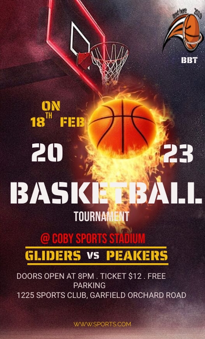 basketball Template | PosterMyWall