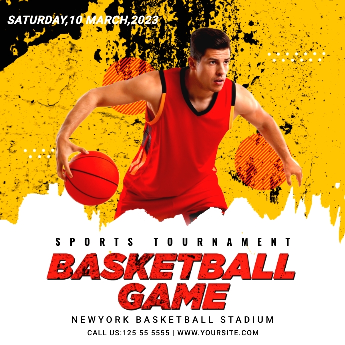 basketball Template | PosterMyWall