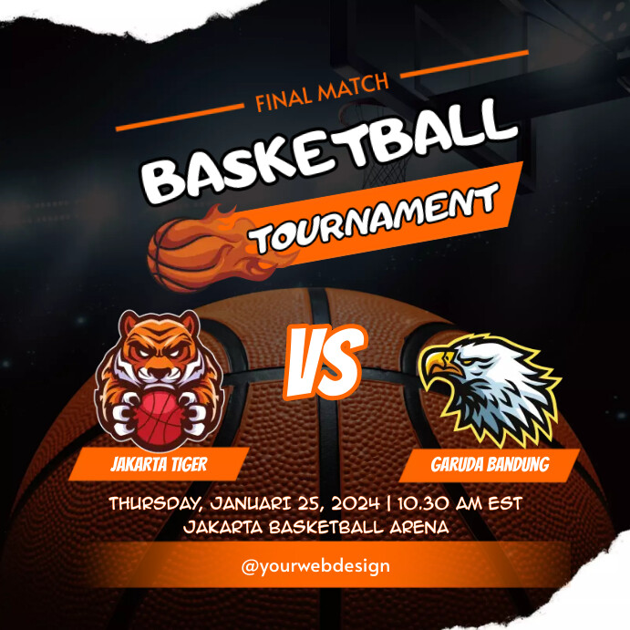 Basketball Template | PosterMyWall