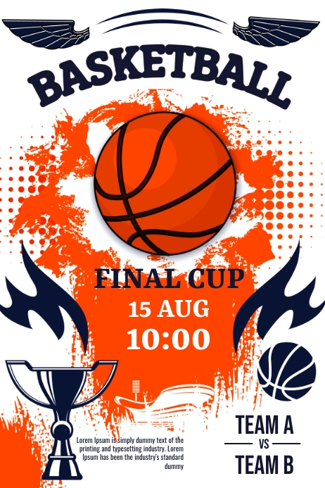 basketball Template | PosterMyWall