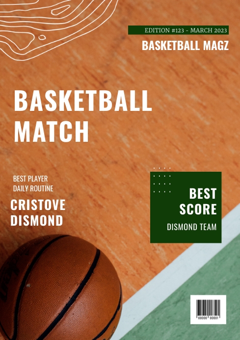 Plantilla de De Baloncesto | PosterMyWall