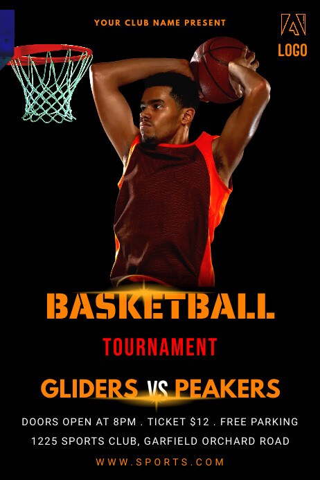 Basketball Template | PosterMyWall