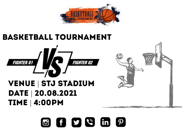 Basketball event poster Template | PosterMyWall