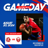 Basketball final score template | PosterMyWall