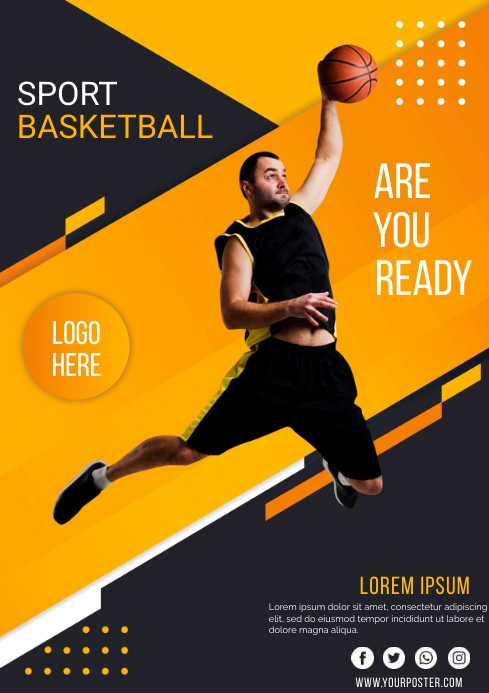 BASKETBALL FLAYER TEMPLATE | PosterMyWall