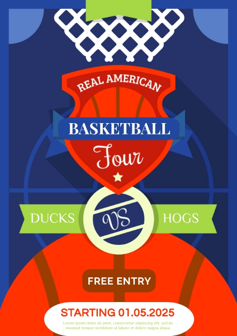 BASKETBALL FLAYER TEMPLATE | PosterMyWall