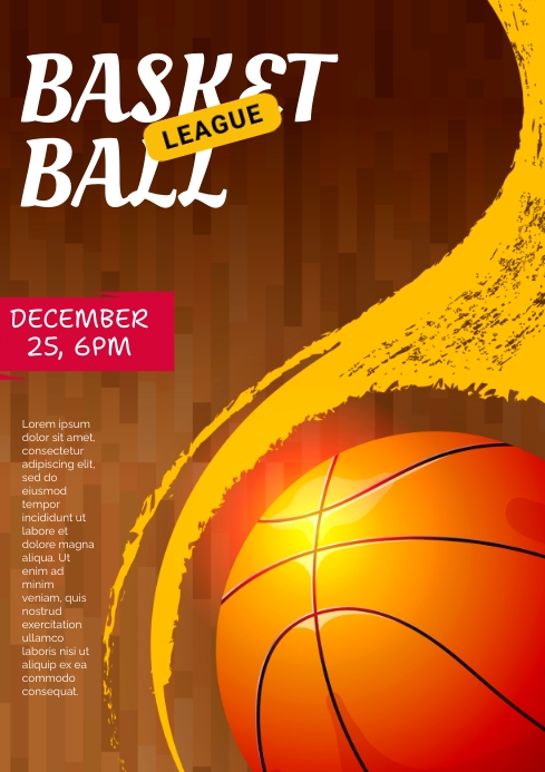 BASKETBALL FLAYER TEMPLATE | PosterMyWall