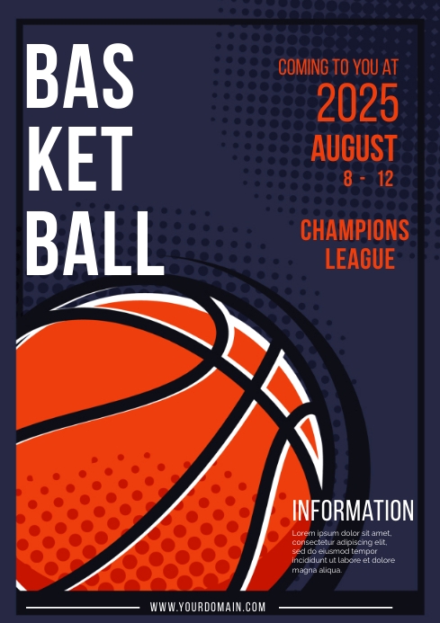 Plantilla de BASKETBALL FLAYER TEMPLATE | PosterMyWall