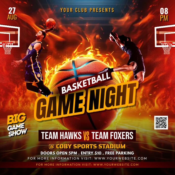 basketball flyer Template | PosterMyWall