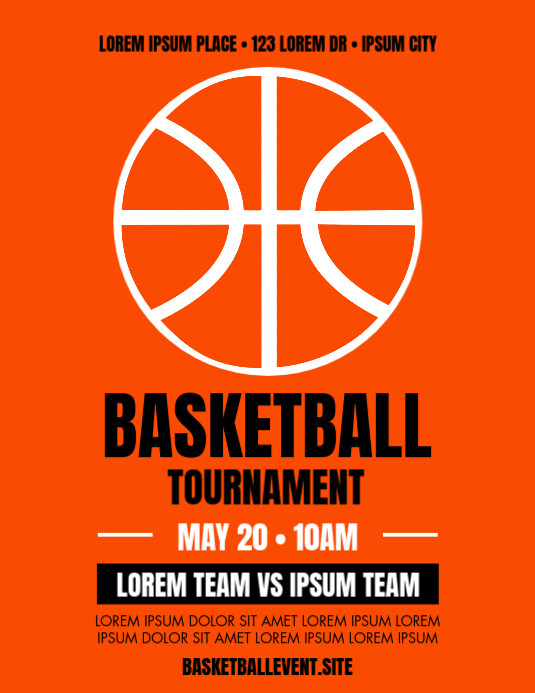 BASKETBALL FLYER Template | PosterMyWall