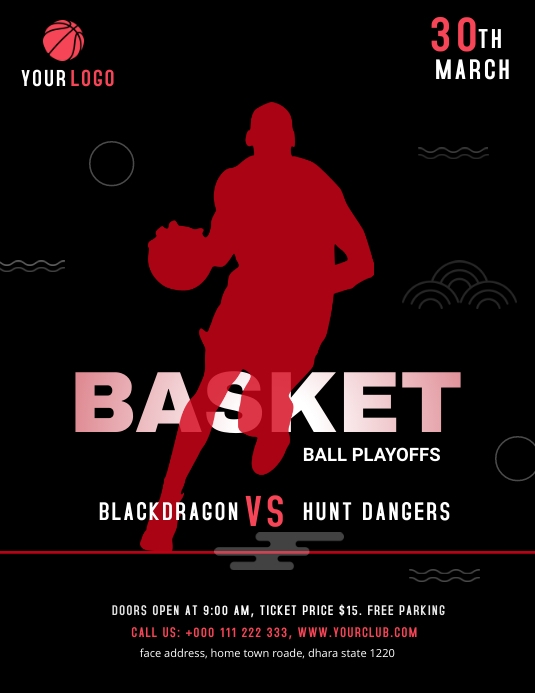 Basketball Flyer Template | PosterMyWall