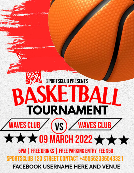 basketball flyer poster (1) Template | PosterMyWall