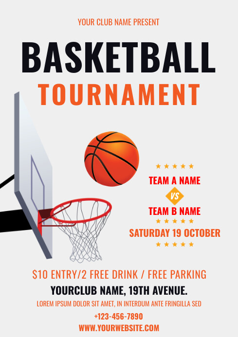 Basketball Flyer Template | PosterMyWall