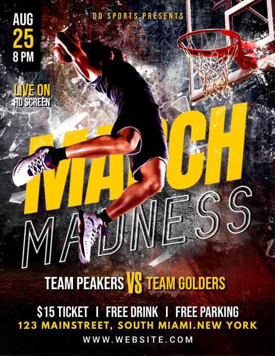 basketball flyer template | PosterMyWall