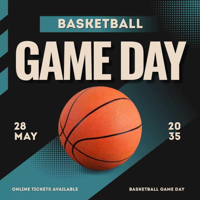 Basketball Game Day Template | PosterMyWall