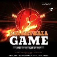 Basketball Game Ads Template | PosterMyWall