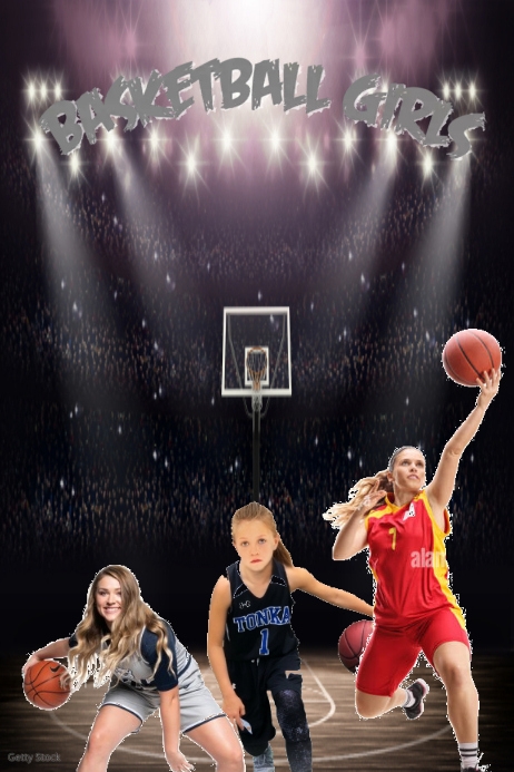 Basketball girls Template | PosterMyWall
